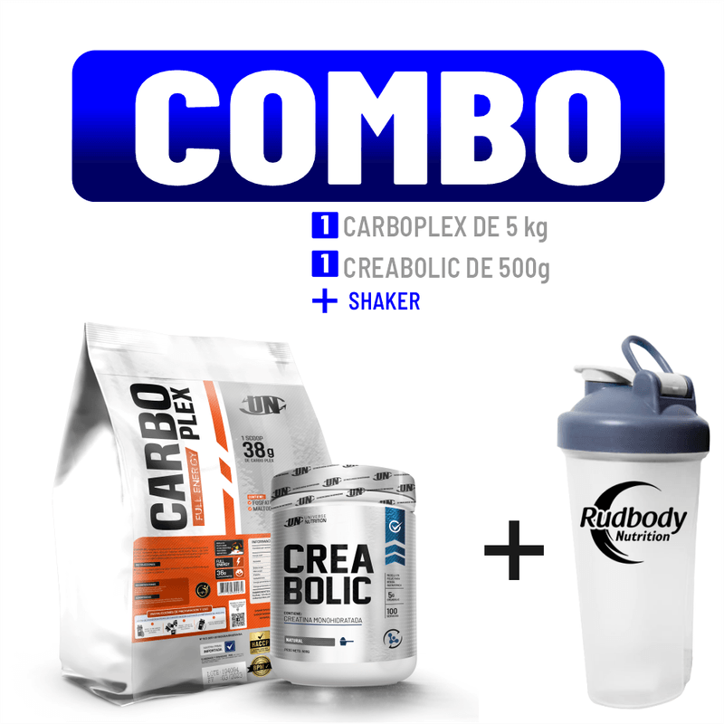 Combo Universe Nutrition Carbo Plex 5000Gr Natural + Creabolic 500Gr ...