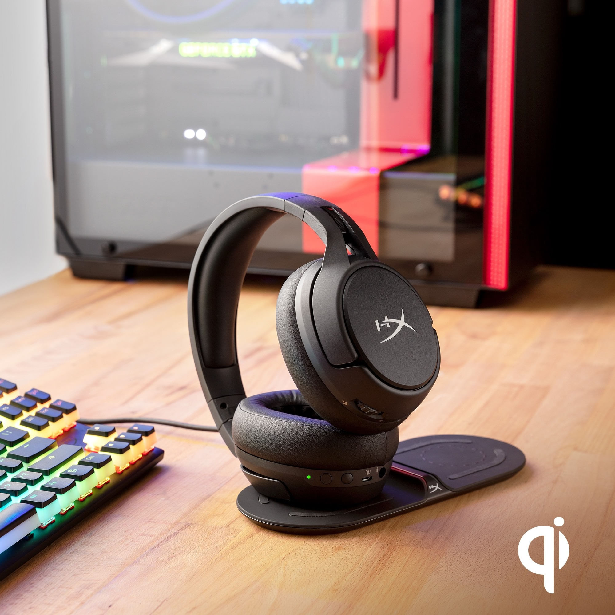 Auriculares HyperX Cloud Flight S Inalámbricos Gaming Batería Carga Inalámbrica Qi - HX-HSCFS ...