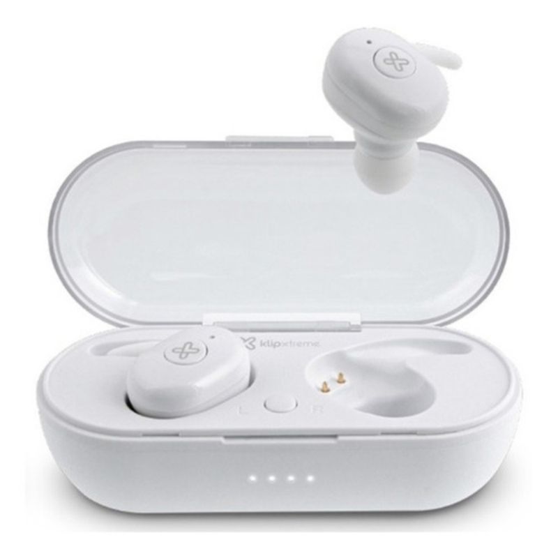 Audífonos Klip Xtreme In Ear Twinbuds II Blanco Estuche De Carga Portátil - Real Plaza