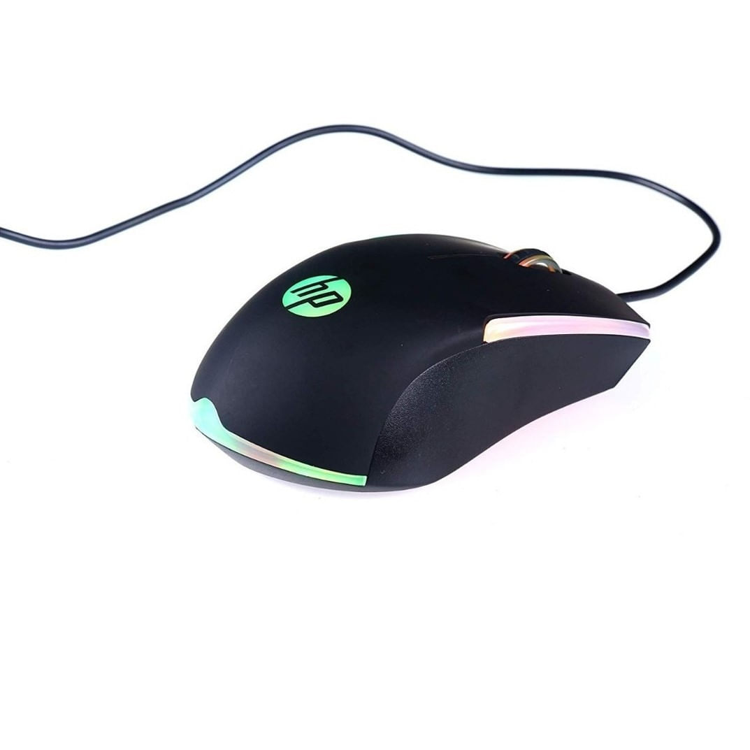 Mouse Gamer HP M160 LED RGB USB Negro - 7ZZ79AA - Real Plaza