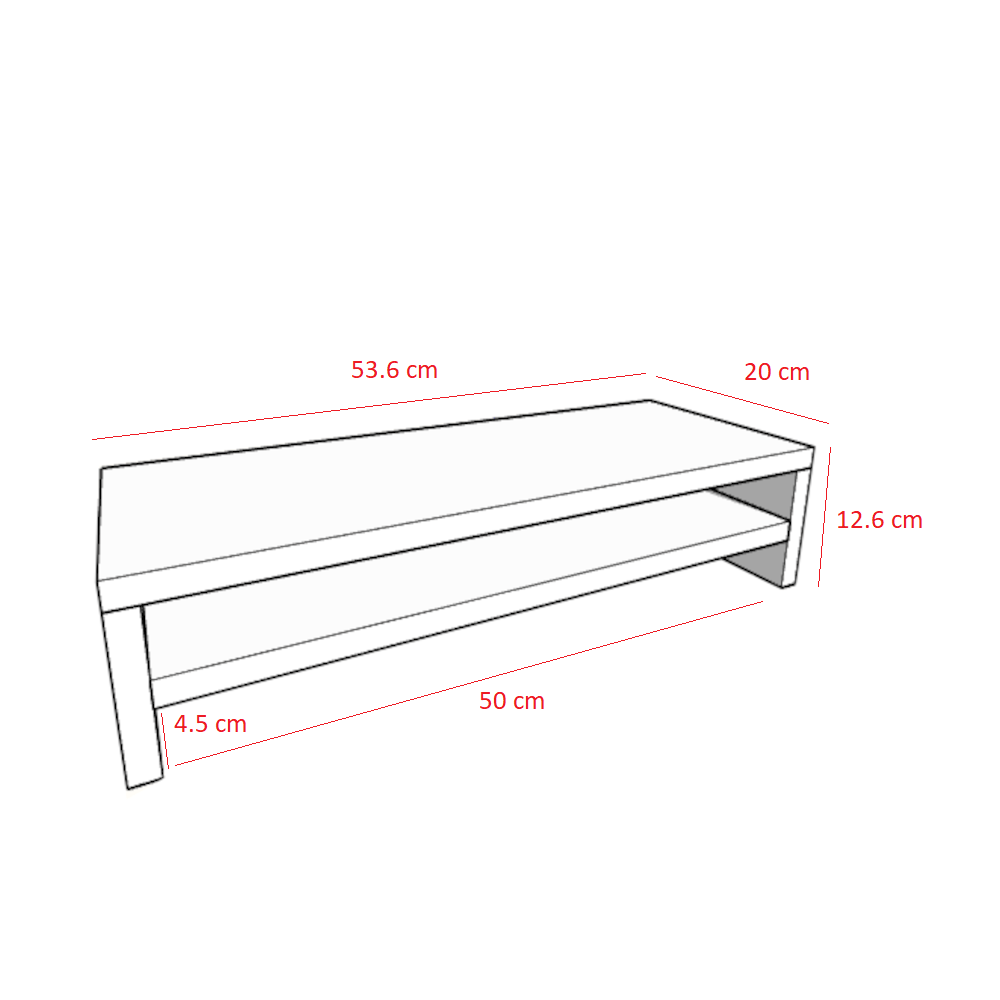 Soporte Monitor Nogal - Real Plaza