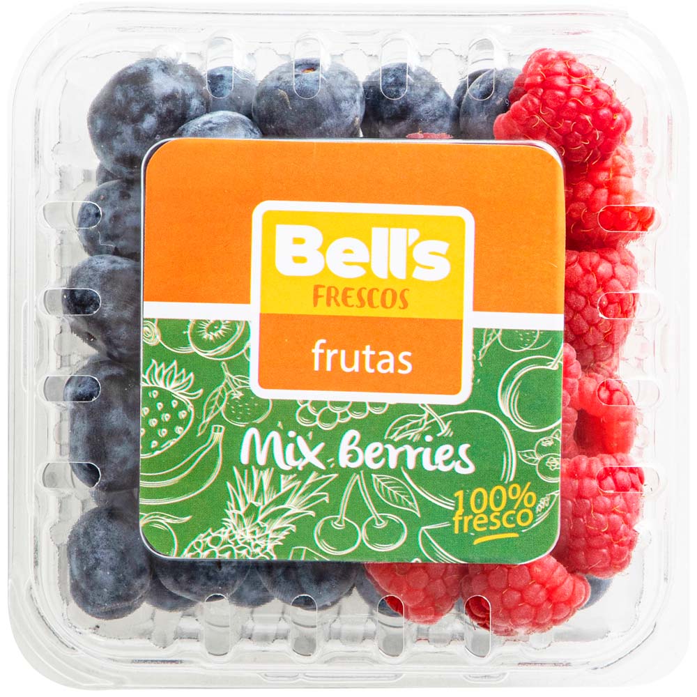 Mix de Berries BELL'S Bandeja 100g - Real Plaza