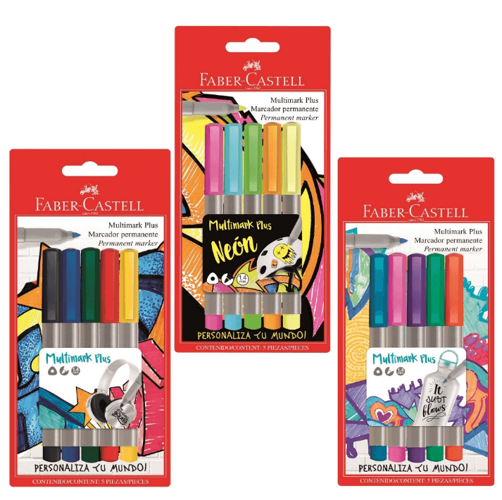 Pack Multimark Plus x 15 Faber Castell - Real Plaza