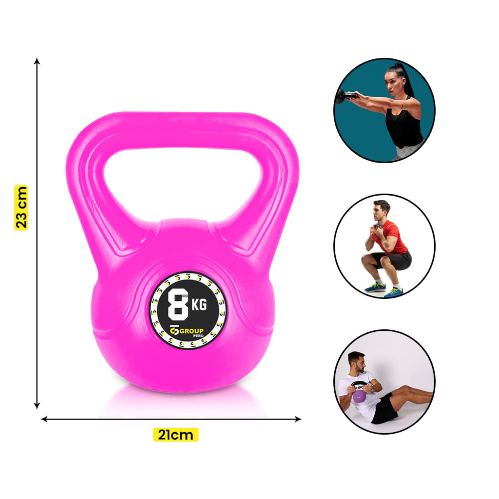 Pesa Rusa 8kg - Rosado - Real Plaza