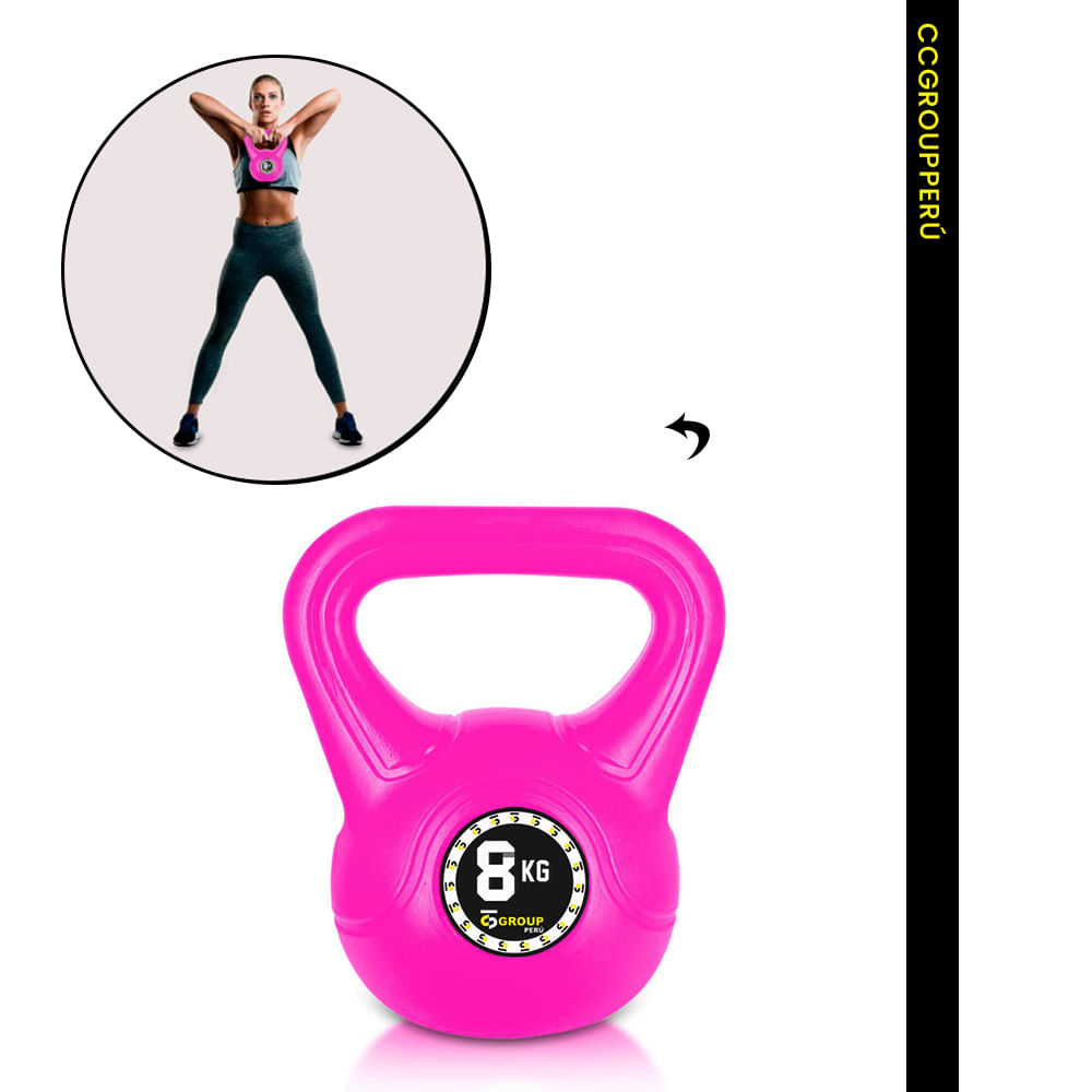 Pesa Rusa 8kg - Rosado - Real Plaza