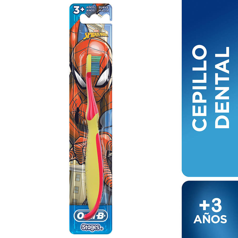 Cepillo Dental Oral-B Stages Spider-Man 3+ Años - Blíster 1 UN - Real Plaza