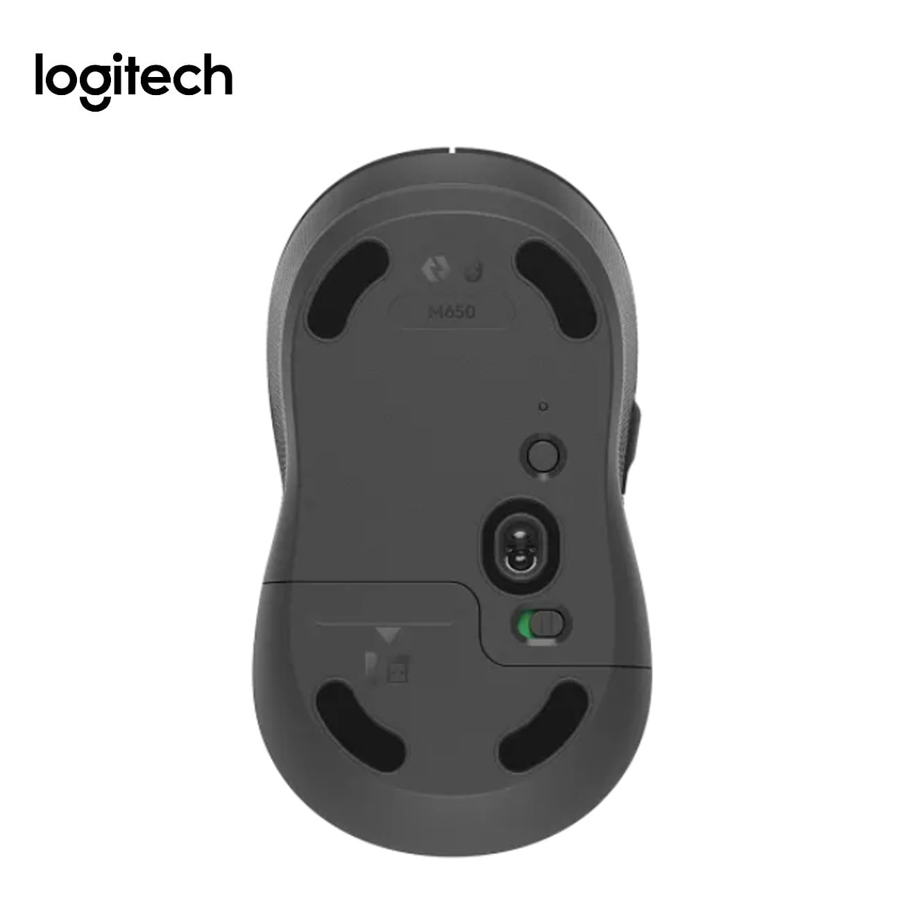 Mouse Logitech Signature M650 Silent Wireless Bluetooth Black - Real Plaza