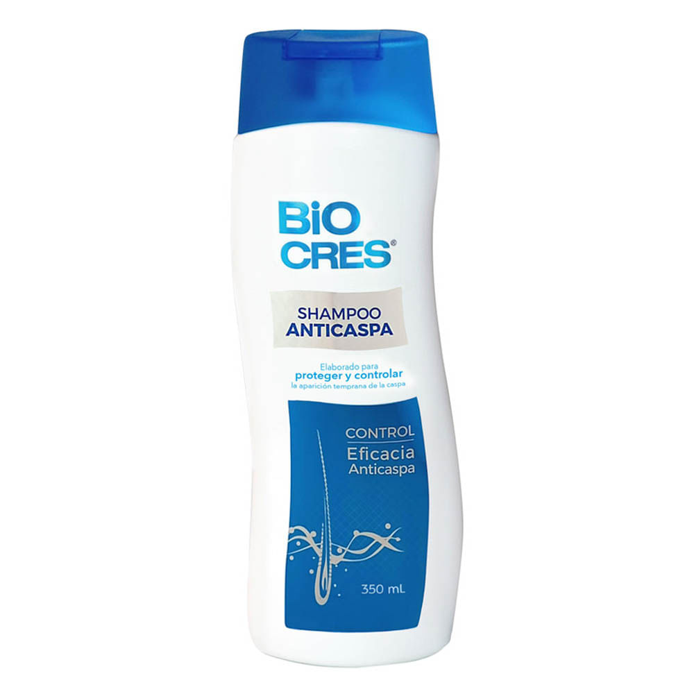 Shampoo Biocres Anticaspa Shampoo - Frasco 350 ML - Real Plaza