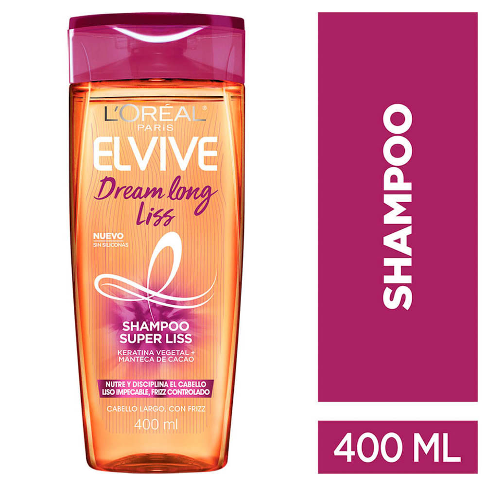 Shampoo Dream Long Liss - Frasco 400 ML - Real Plaza