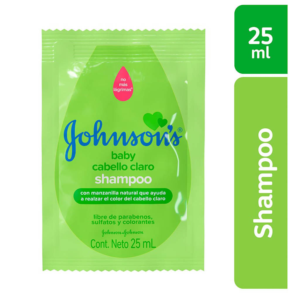 Shampoo Johnson's Baby Manzanilla - Sachet 25 ML - Real Plaza