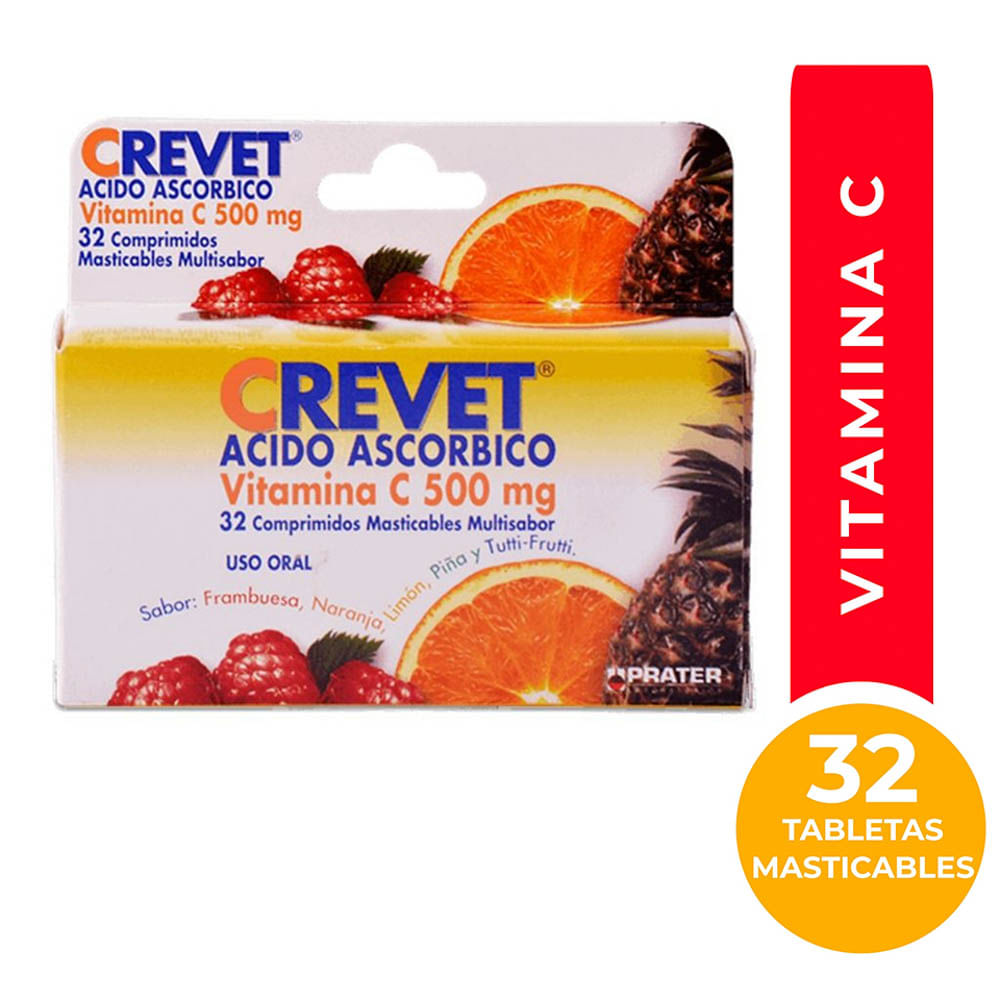 Crevet 500mg Comprimido masticable - Real Plaza