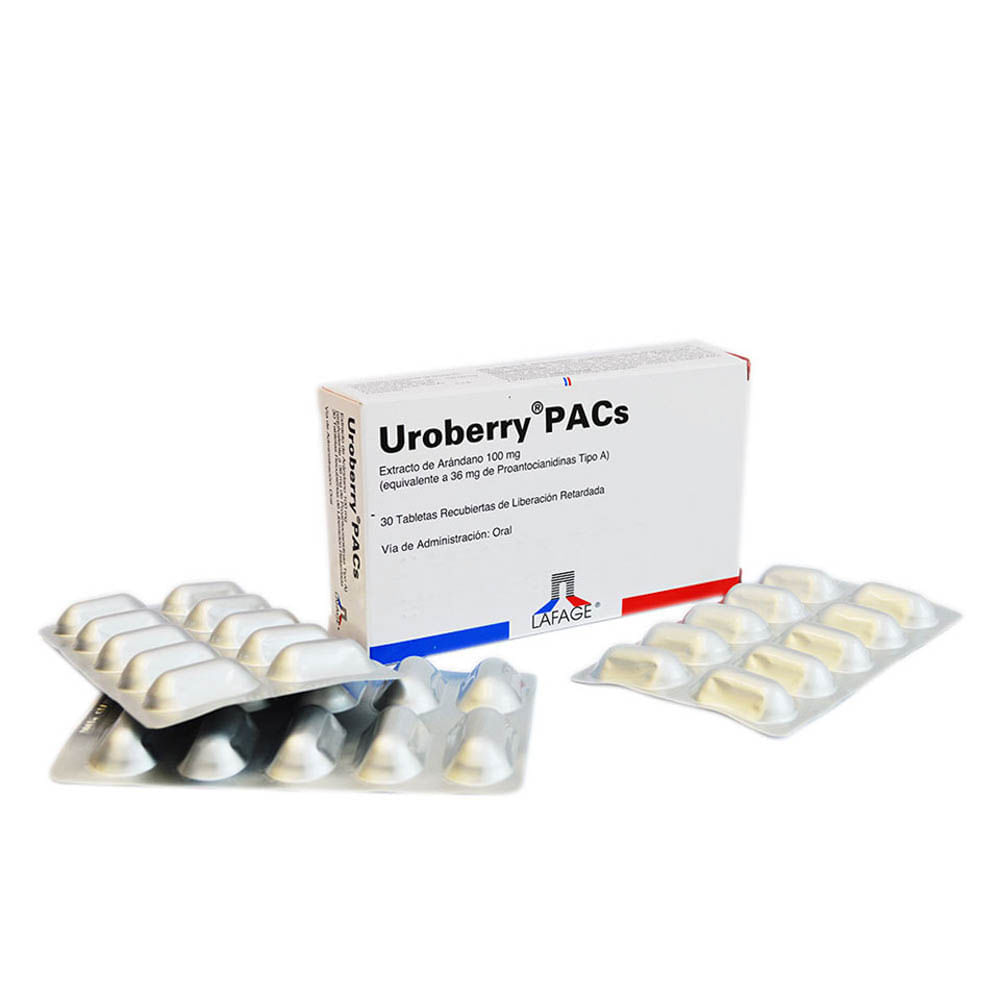 Uroberry Pacs 36mg Comprimido - Real Plaza