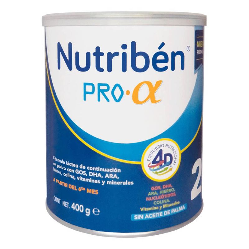 Nutriben 2 Pro Alfa - Lata 400G - Real Plaza