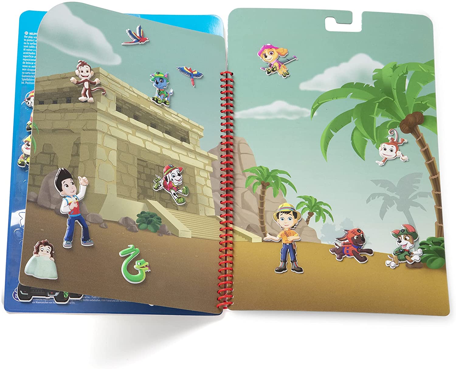 Pad stickers puffy reutilizables Paw Patrol - Jungla - Real Plaza