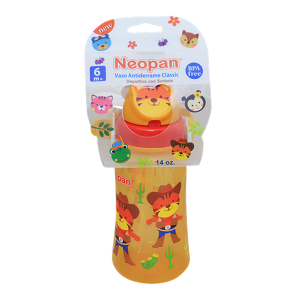 Vaso Antiderrame Clásico Neopan a Partir de 6 meses a más - Frasco 1 UN ...