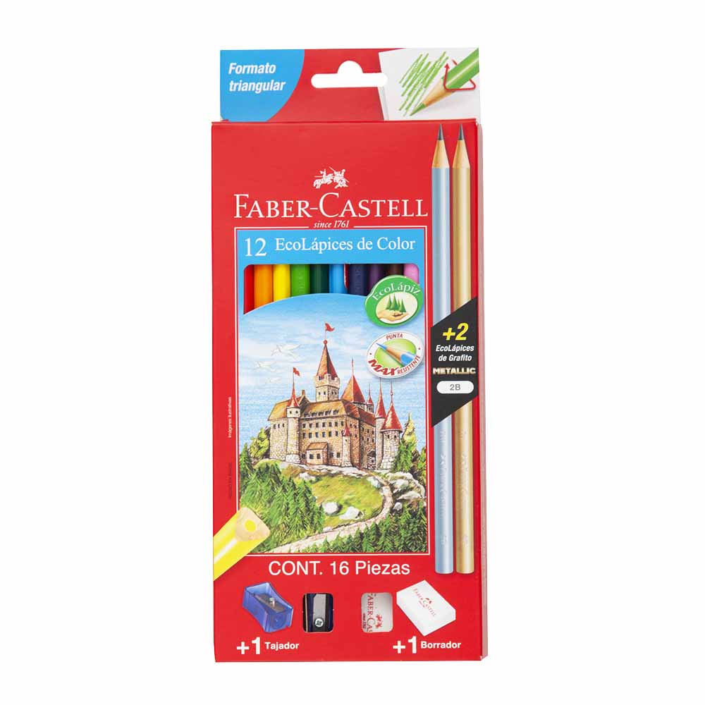 Colores FABER CASTELL Caja 12un - Real Plaza