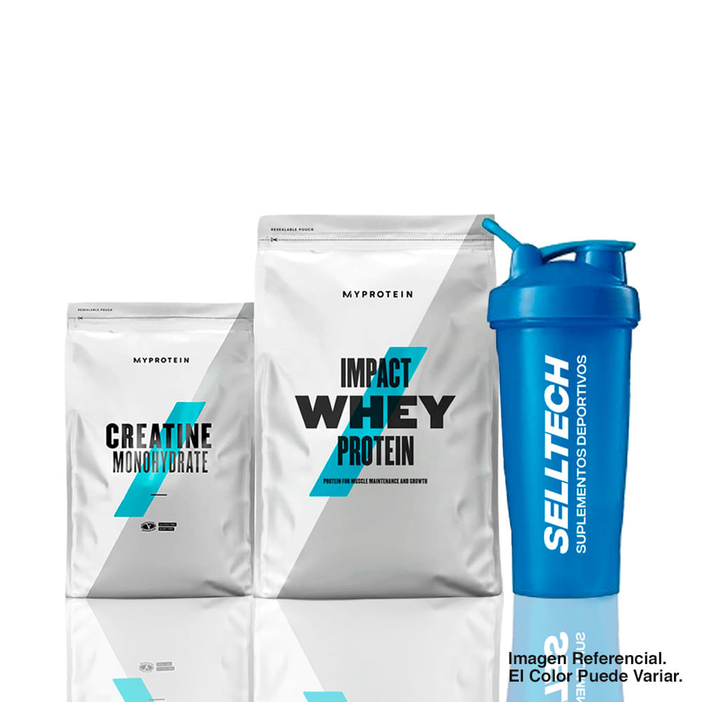Pack Myprotein Impact Whey Protein 1 kg Chocolate + Creatina ...