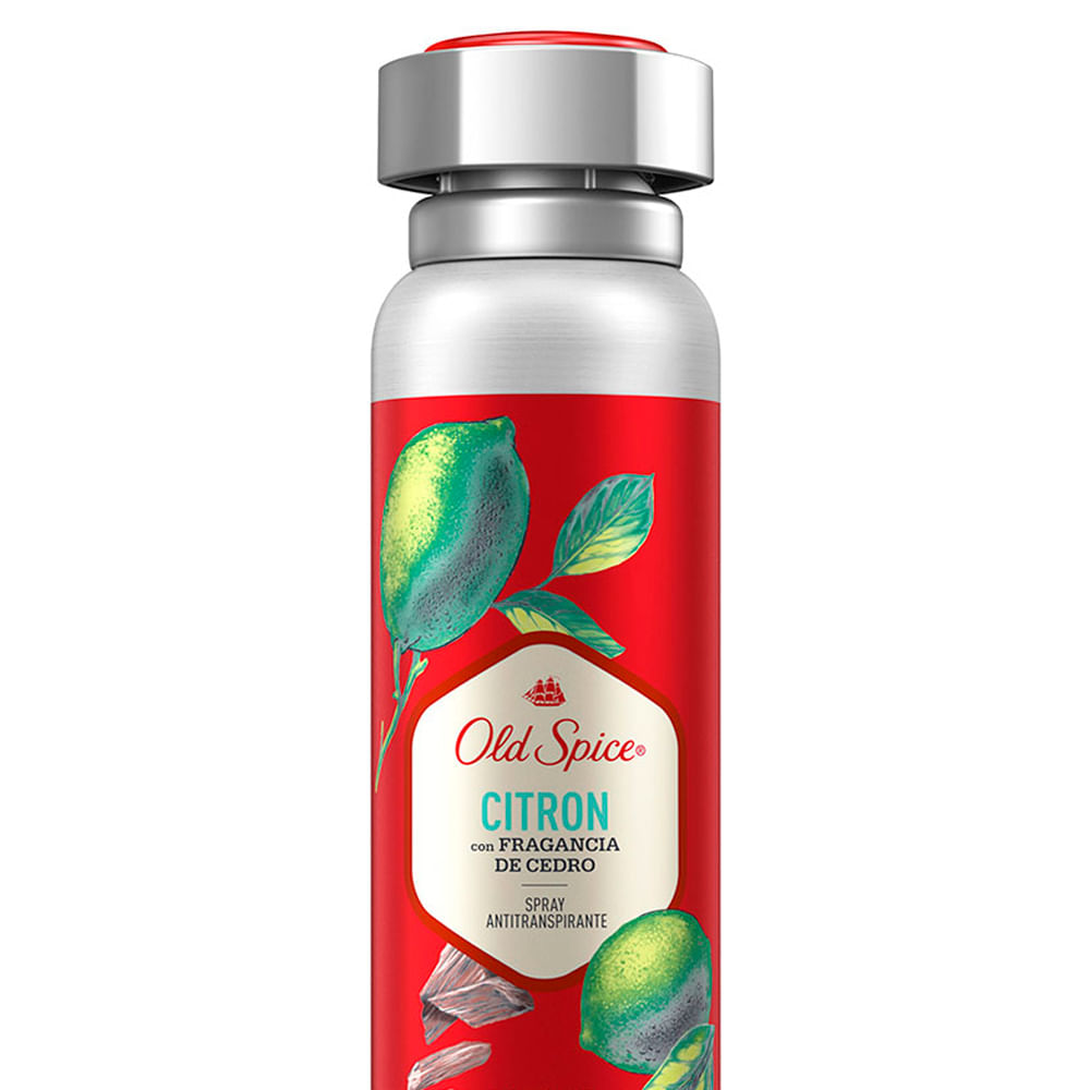 Citron Cedro Spray Antitranspirante Old Spice 93g 150ml - Real Plaza