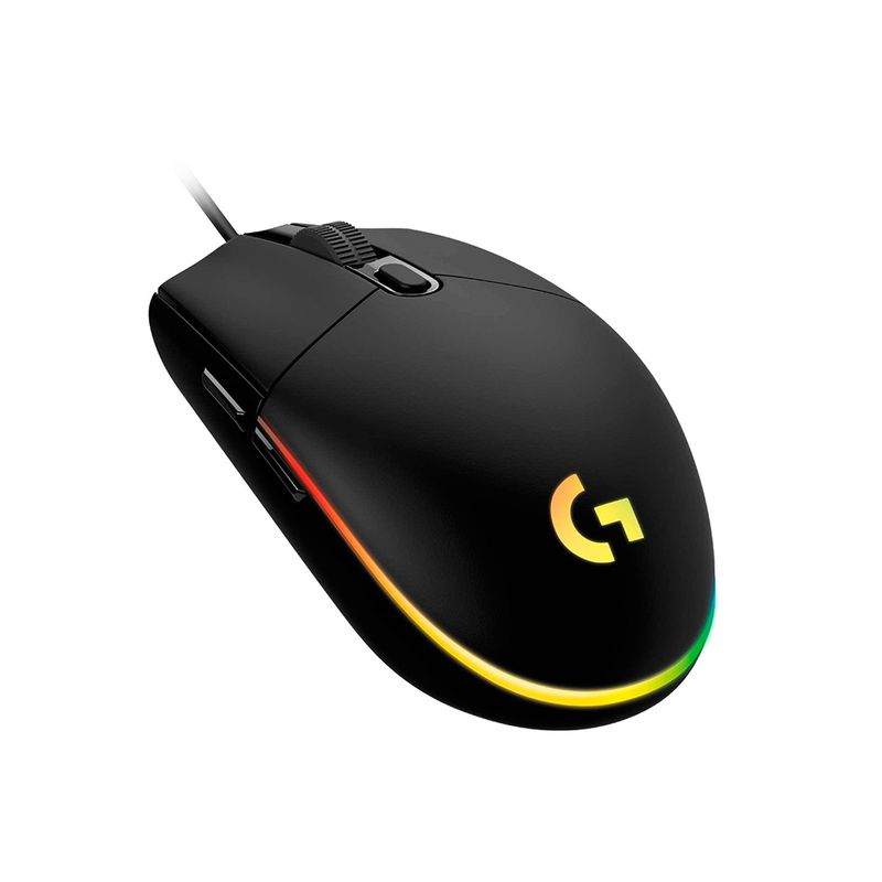 Mouse Gamer Logitech G203 Lightsync Optico 8000 Dpi Rgb Negro - Real Plaza