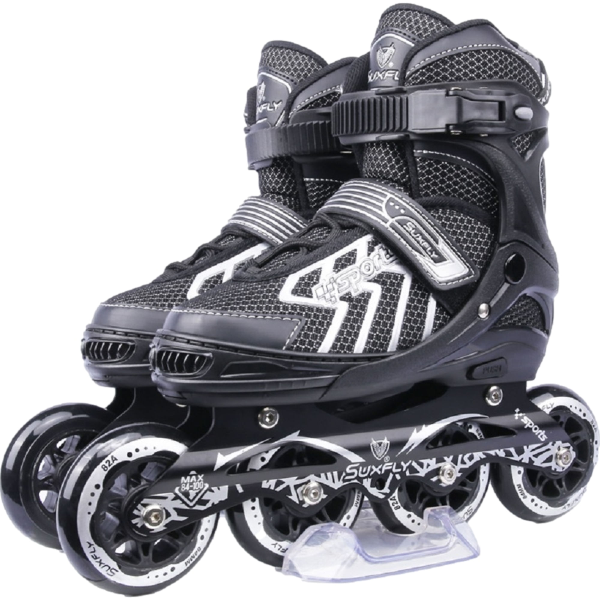 Patines Lineales Tallas 31-33 Papaison XZY-6005 - Negro - Real Plaza