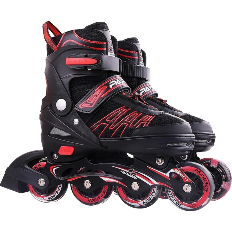 Patines Lineales Tallas 37-39 Papaison XZY-301 - Rojo - Real Plaza