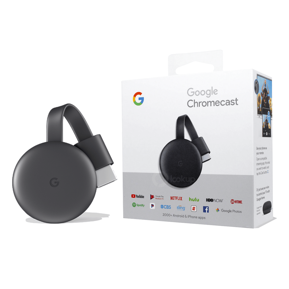 Chromecast 3era Generación Negro - Real Plaza