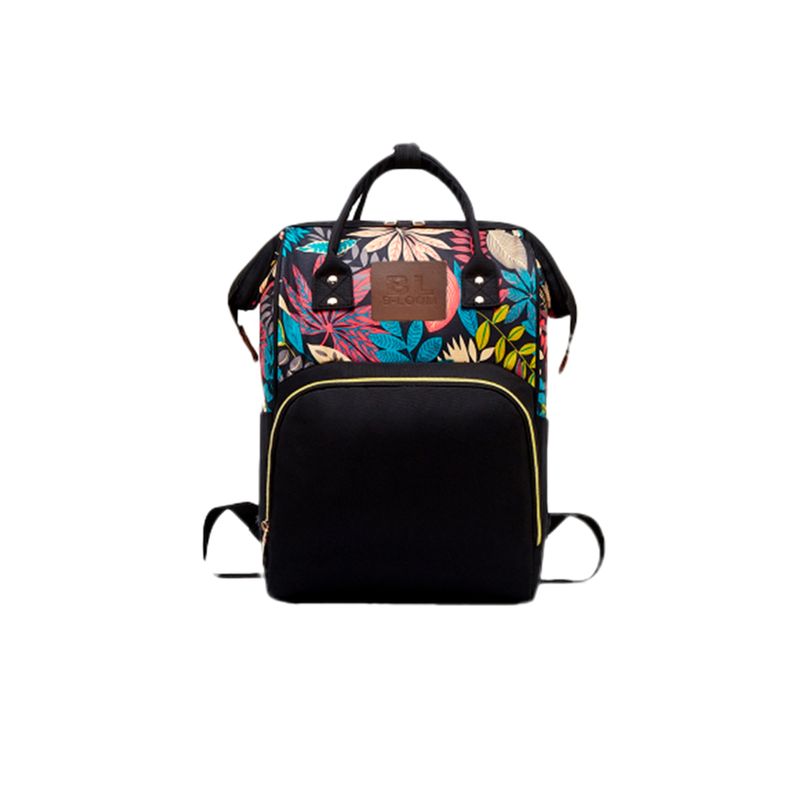 Mochila Pañalera Color Negro - Real Plaza