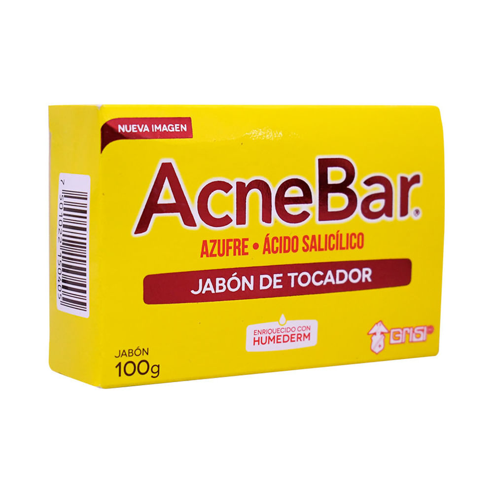 Acné Bar Jabón - Barra 100 G - Real Plaza