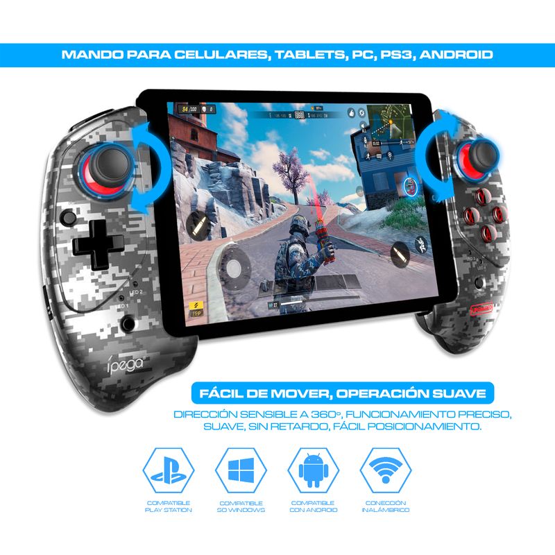 Mando Para Celulares Tablets Pc Ps3 Android Ipega 9083B - Real Plaza