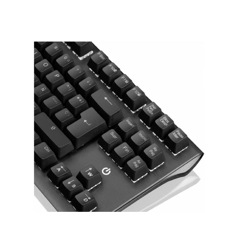 Teclado Gamer Mecanico Usb Enkore Active Enk1000 Rainbow - Real Plaza
