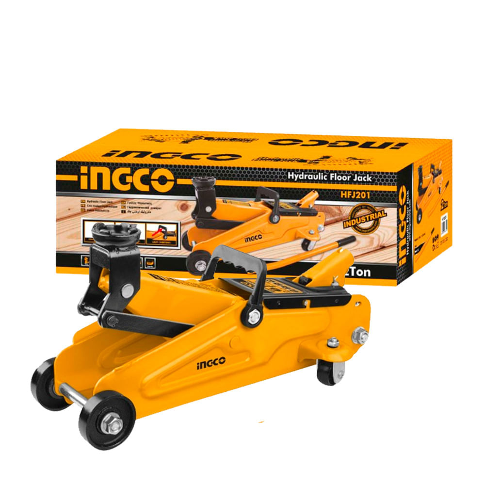 Gata Hidraulica Tipo Patin 2Tn Ingco HFJ201 - Real Plaza