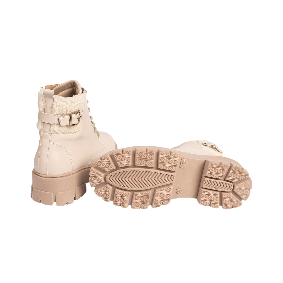 Botines Angie Tan A-38 Crema Talla 38 - Real Plaza