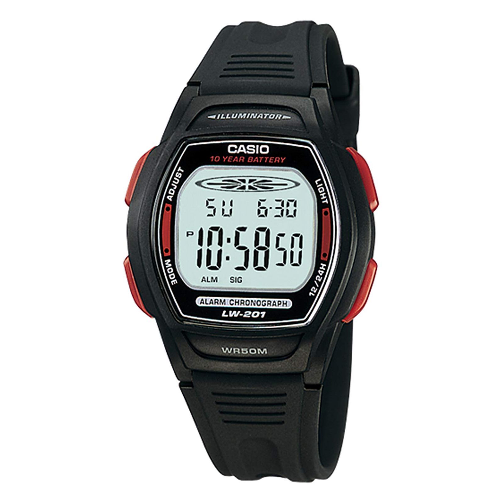 Reloj Casio Lw-201-4av Negro Unisex - Real Plaza