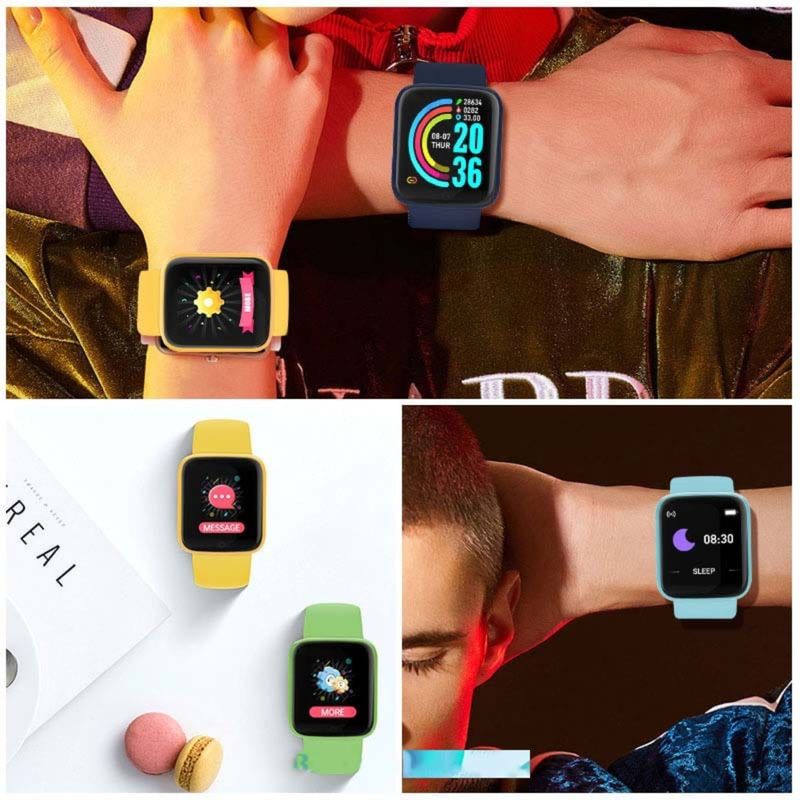 Reloj Inteligente Profesional D20 Pro Celeste - Real Plaza