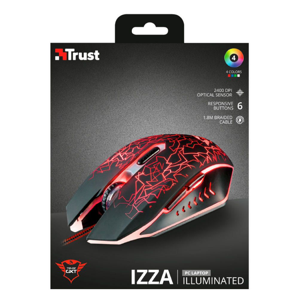 Mouse Gamer GXT 105 Izza Illuminated - Real Plaza