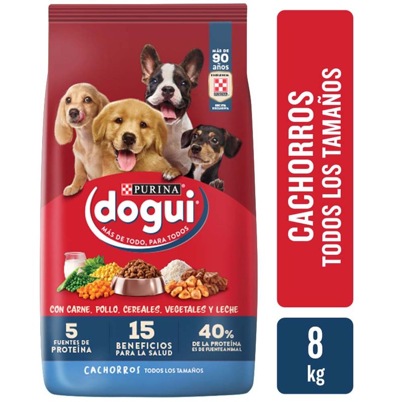 Comida para Perros DOGUI Cachorro Bolsa 8Kg - Real Plaza Comida para Perros DOGUI Cachorro Bolsa 8Kg - Real Plaza