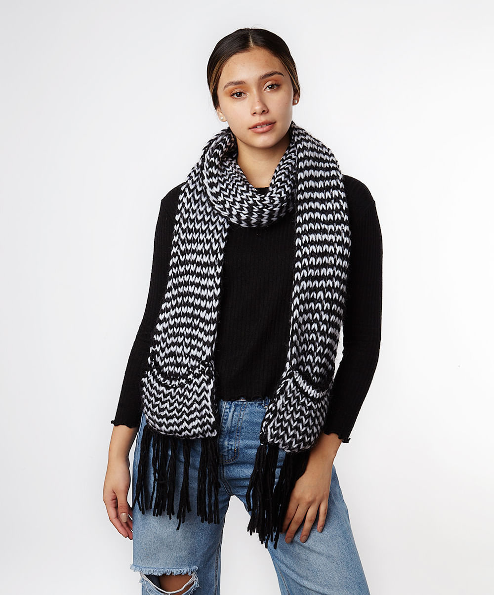 Chalina Trendy Negro y Blanco - Real Plaza