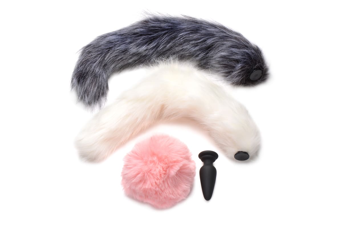 Kit Plug Colitas Anal Tailz de Colores - Real Plaza