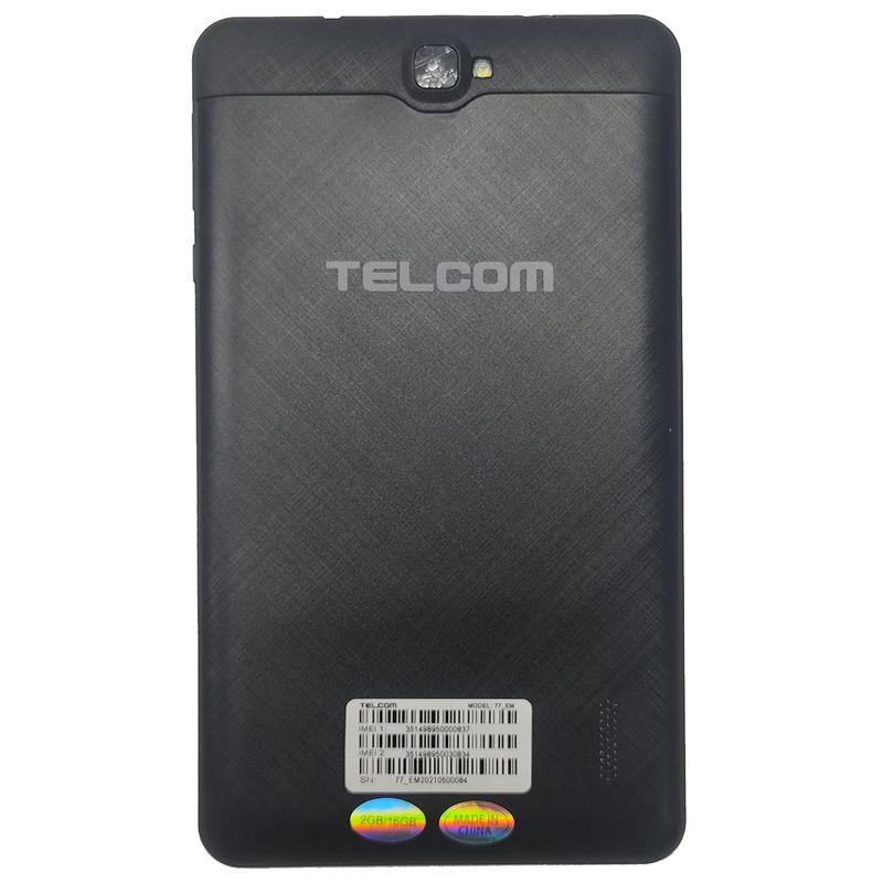 Tablet 7″ + Teclado Telcom 3G Quadcore 16GB/2GB 77_EM - Negro - Real Plaza