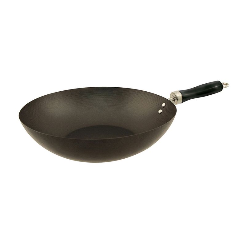 Wok de acero al carbono de 12 pulgadas - Real Plaza