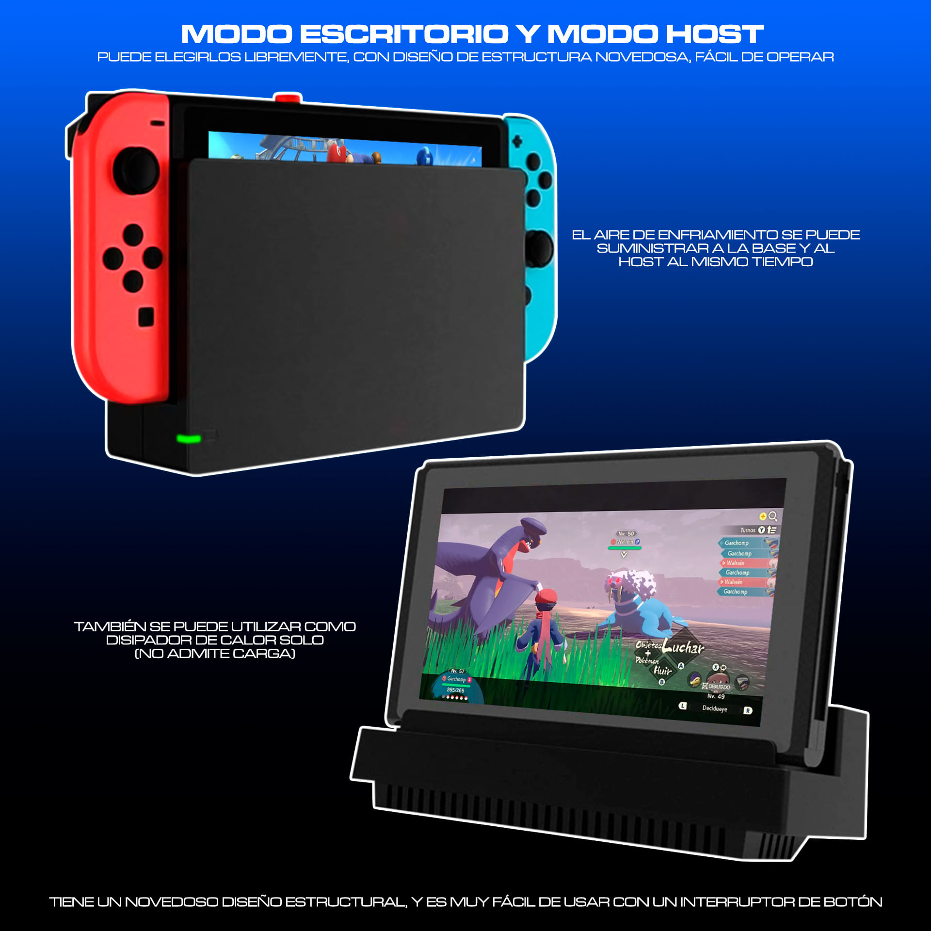 Cooler para Nintendo Switch Ventilador Radiador 9155 - Real Plaza