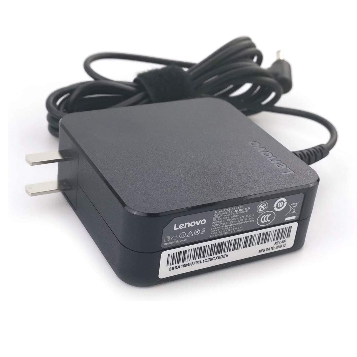 Cargador Lenovo 20v 3.25a 65w Punta Fina 4.0mm * 1.7mm Original - Real ...