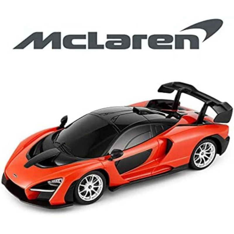 Carro A Control Remoto Rastar Mclaren Senna Naranja Escala 1:14 - Real ...