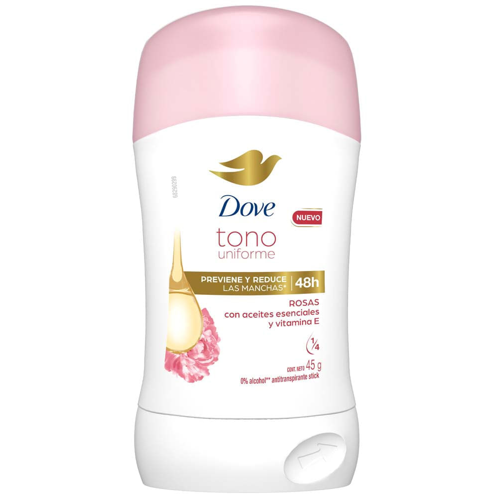 Desodorante en Barra para Mujer DOVE Stick Calm Touch Frasco 45g - Real ...