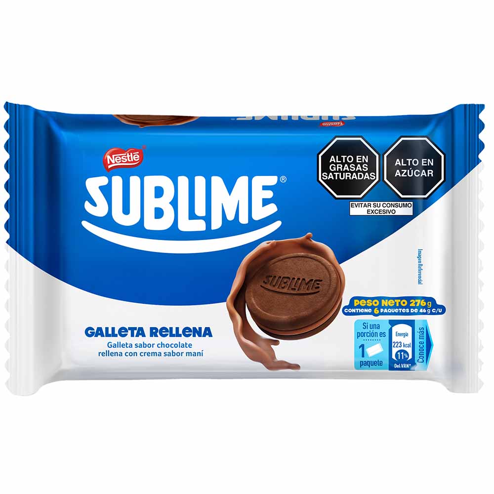 Galleta Rellena NESTLÉ Sublime Paquete 6un - Real Plaza