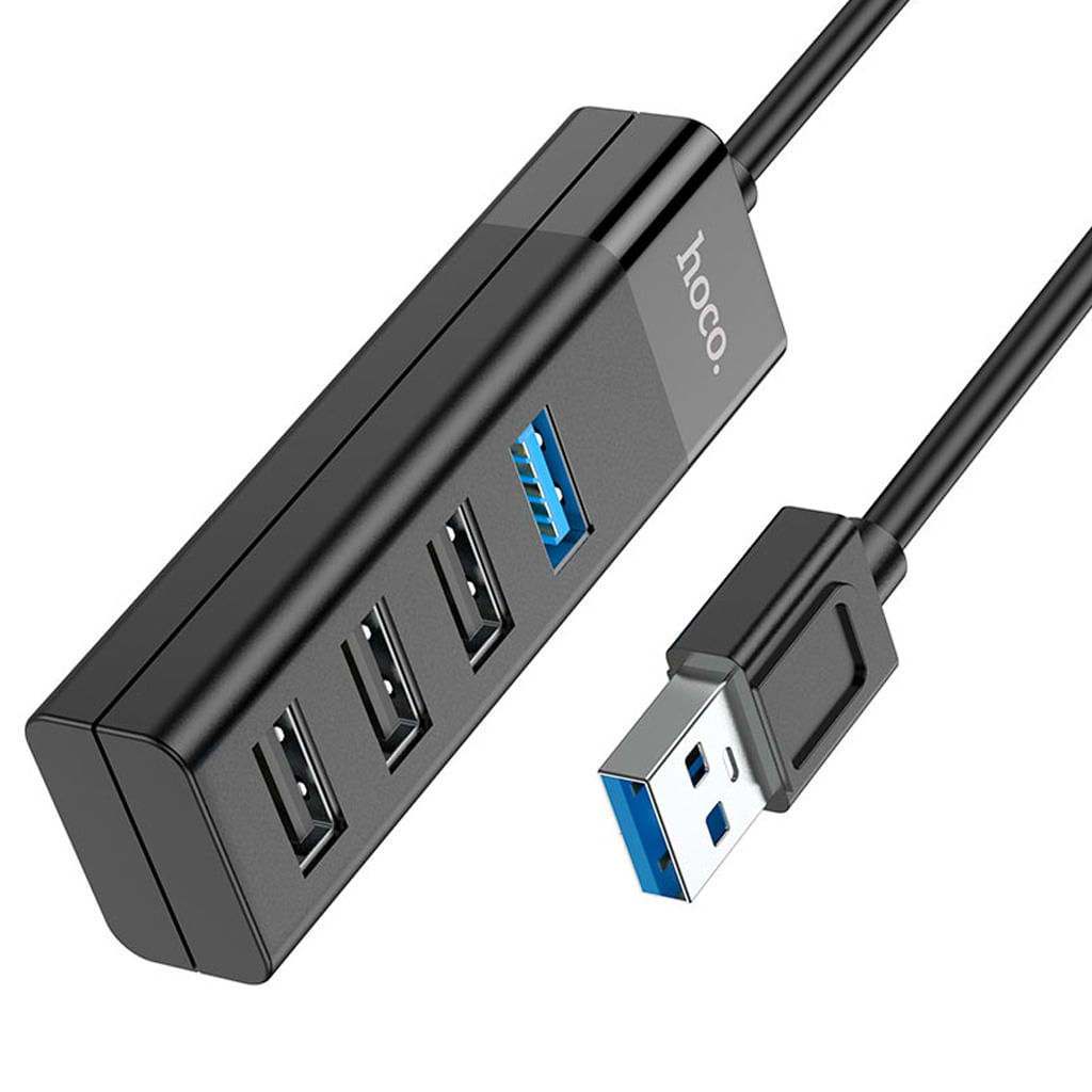 USB 3.0 Hub 4 Puertos 4 en 1 Usb 3.0 + 3 USB 2.0 HOCO HB25 30cm - Real ...