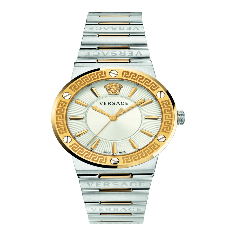Reloj Versace VEVH00620 Logotipo de Greca para Mujeres Color Acero ...