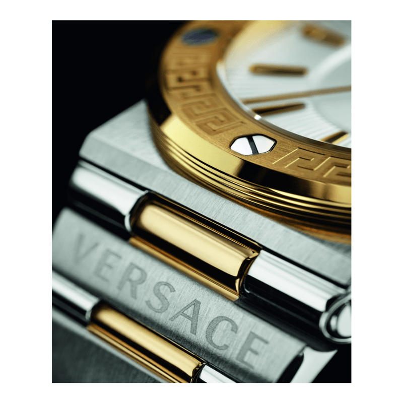 Reloj Versace VEVH00620 Logotipo de Greca para Mujeres Color Acero ...