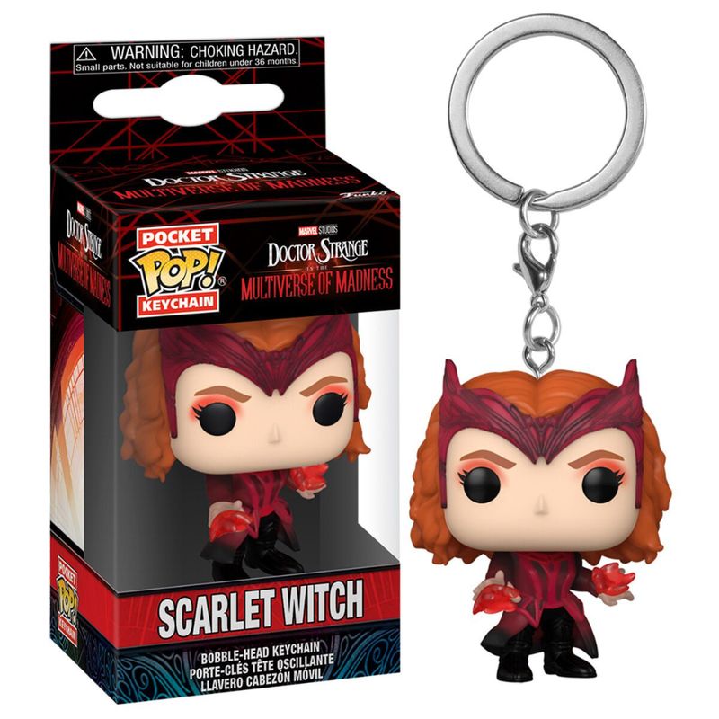 Funko Pop Keychain Doctor Strange Scarlet Witch (Wanda) Llavero - Real Plaza