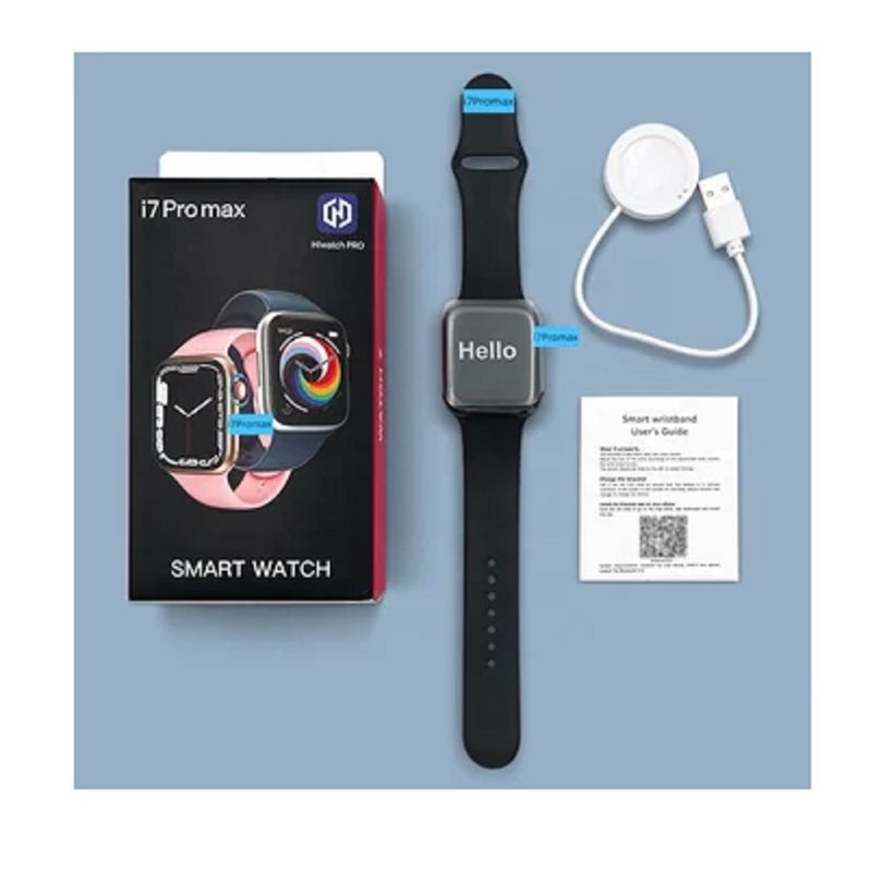 Smartwatch I7 Pro Max Serie 7 Modelo 2022 Negro Contesta Llamadas
